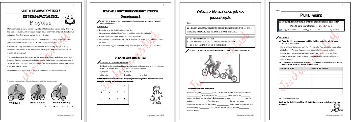 ENGLISH HL/FAL GRADE 4 WORKBOOKS – Teacher-mom's Desk
