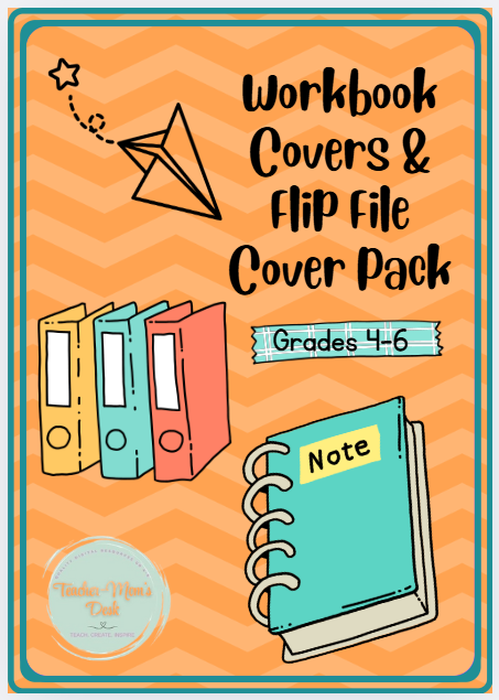 WORKBOOK COVER PAGES & FLIP FILE COVER PACK – Teacher-mom's Desk